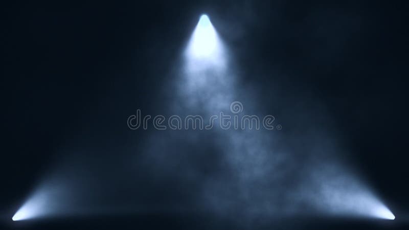 White Triangle Stage Lights and Smoke VJ Loop Motion Background Stock ...