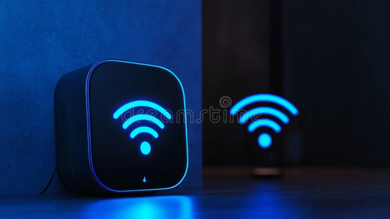 WiFi Device 3D Icon stock illustration. Illustration of minimal - 359291891