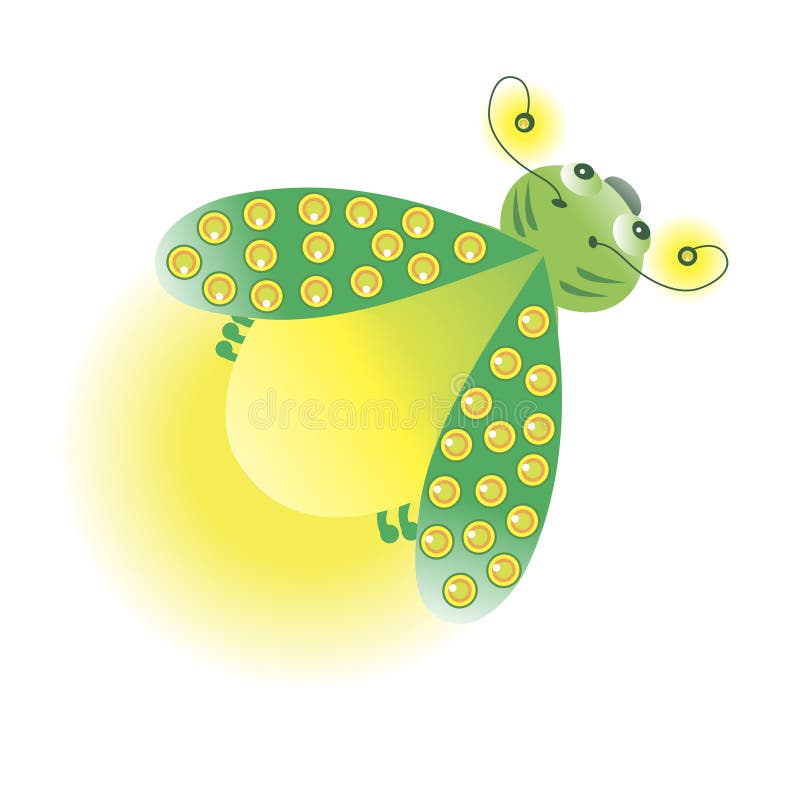 Glowworm Stock Vector Image 40532141