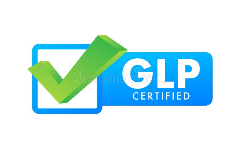 GLP - Good Laboratory Practice Certified Sign, Label. Vector Stock ...
