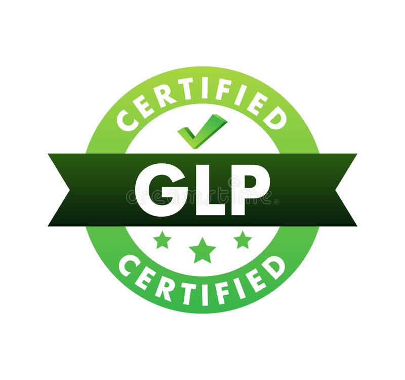 GLP - Good Laboratory Practice Certified Sign, Label. Vector Stock ...
