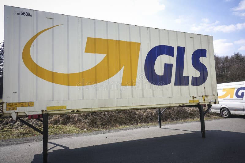 Allgemeines Paket Der Logistik-System-GLS Und Buchstabe Automaat ...