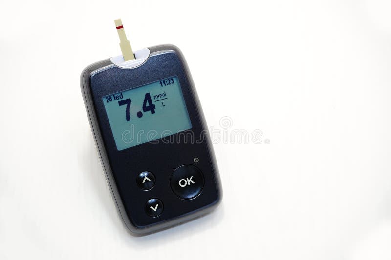Glucometer stock photo. Image of control, chronic, hospital - 50685866