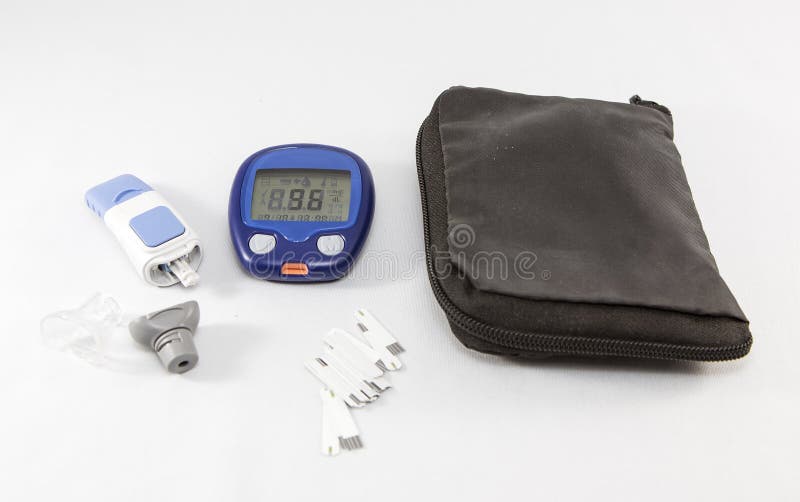 Glucometer Set stock image. Image of care, medic, used - 64381683
