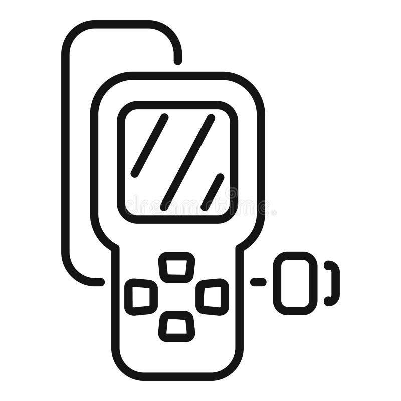 Glucometer Showing Blood Glucose Level Icon Vector Outline Stock Vector ...
