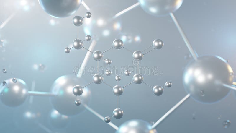 Glucono Delta-lactone Molecular Structure, 3d Model Molecule, Food ...