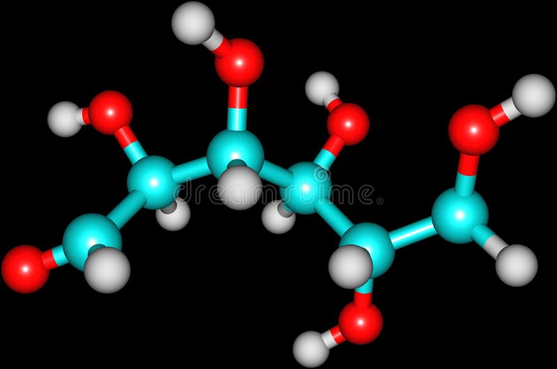 Glucose model stock illustration. Illustration of plastic - 36195537