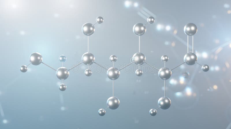Monosaccharide - Glucose, Fructose, Galactose, Molecular Structures, 3d ...