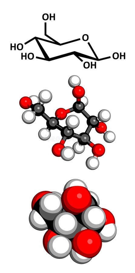 Molecola Del Glucosio (beta-D-glucosio, Zucchero D'uva, Destrosio ... Molecola Del Glucosio (beta-D-glucosio, Zucchero D'uva, Destrosio ...