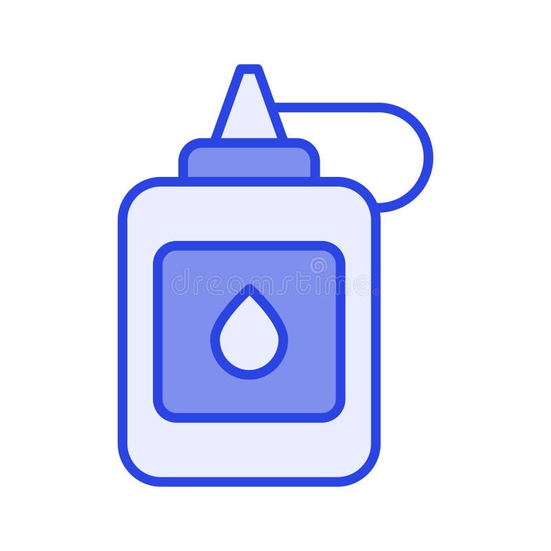 Glue Bottle, Used for Fixing Purpose in Art Projects, Icon of Glue Jar ...