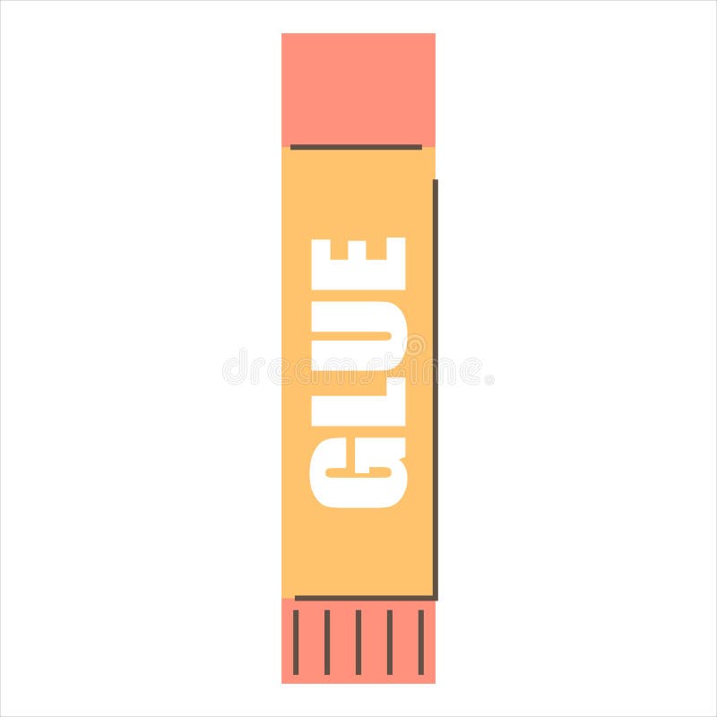Glue Stick Isolated. School Supply, Education Concept Stock Vector ...