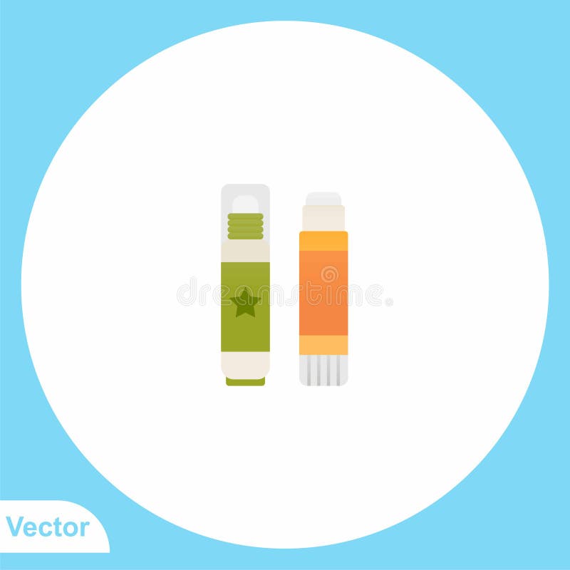 Glue Vector Icon Sign Symbol Stock Vector - Illustration of adhere ...