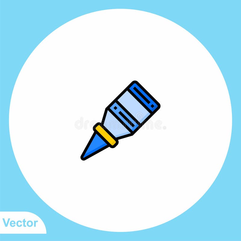Glue Vector Icon Sign Symbol Stock Illustration - Illustration of logo ...