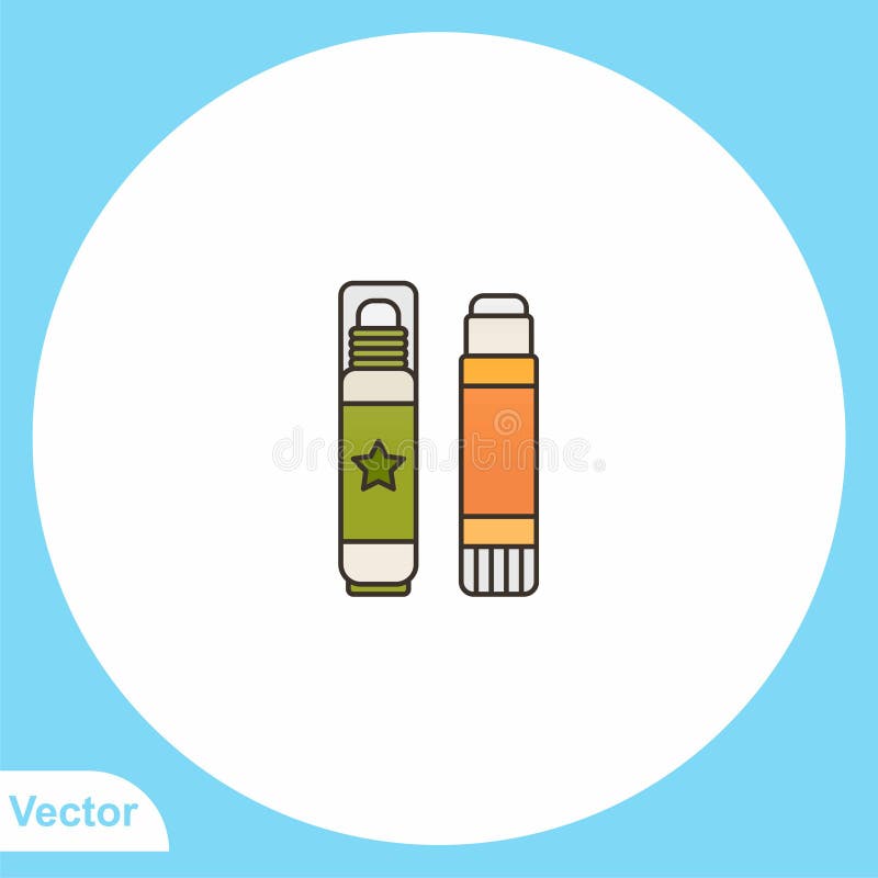 Glue Vector Icon Sign Symbol Stock Vector - Illustration of glue, logo ...