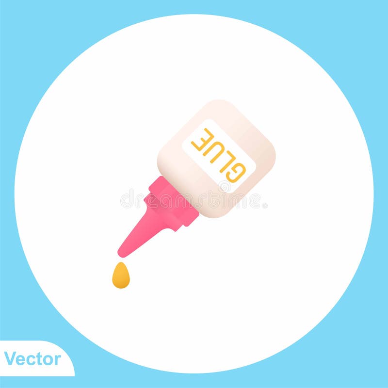 Glue Vector Icon Sign Symbol Stock Illustration - Illustration of ...