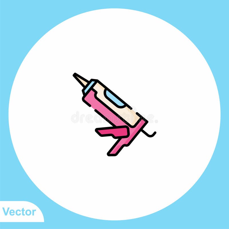 Glue Vector Icon Sign Symbol Stock Illustration - Illustration of ...
