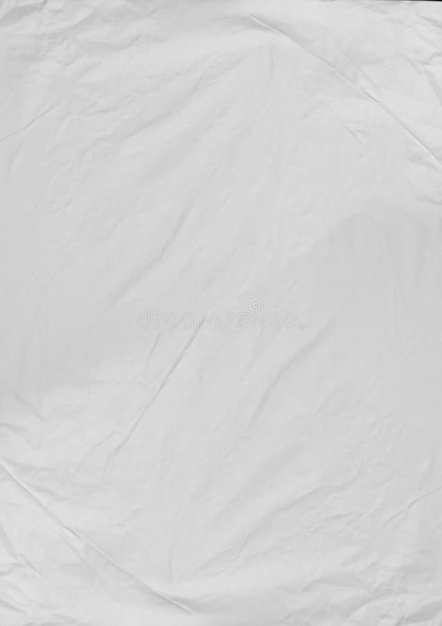 White Glued, Wrinkled and Crumpled Paper Texture Stock Photo - Image of ...