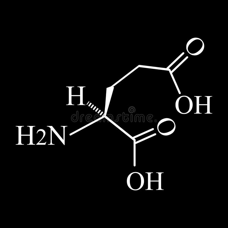 Glutamic Acid is an Amino Acid. Chemical Molecular Formula Glutamic ...