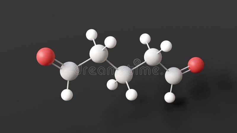 Glutaraldehyde Molecule Stock Illustrations – 26 Glutaraldehyde ...