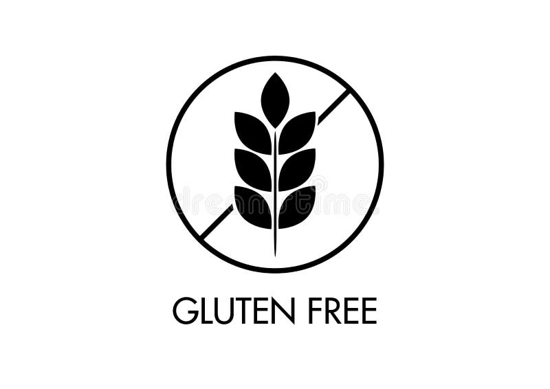 Gluten free icon stock vector. Illustration of black - 119831880