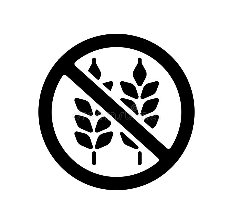 Gluten Free ( Low Carb ) Vector Icon Illustration Stock Vector ...