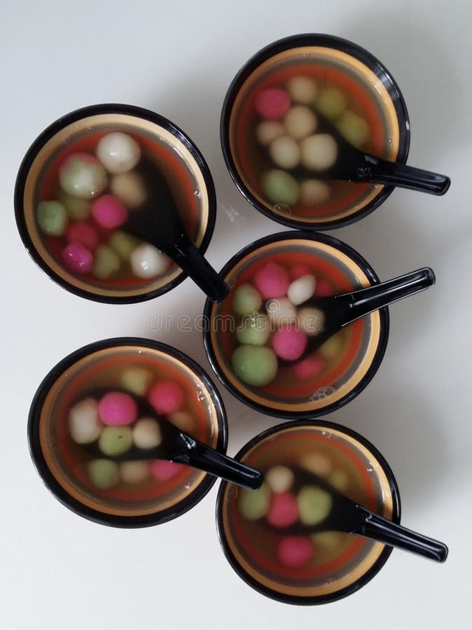 Glutinous Rice Ball on Winter Solstice Stock Image - Image of festival ...