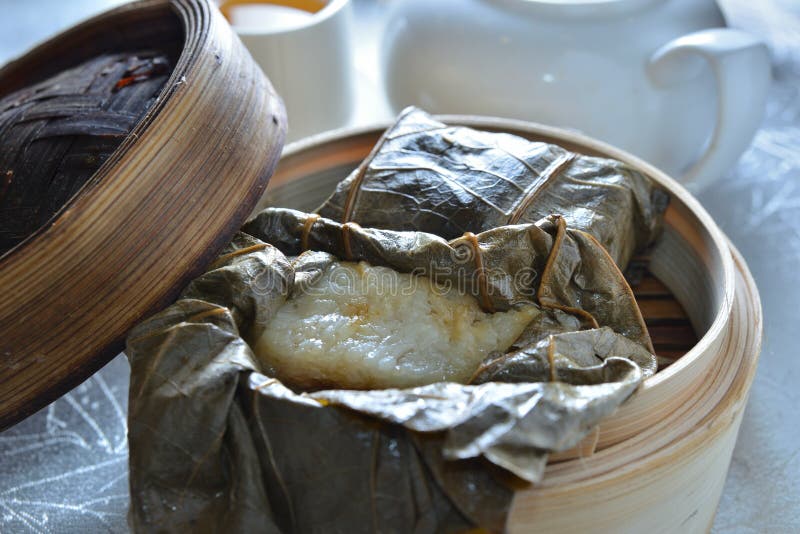 Glutinous rice dim sum stock photo. Image of braised - 92854604