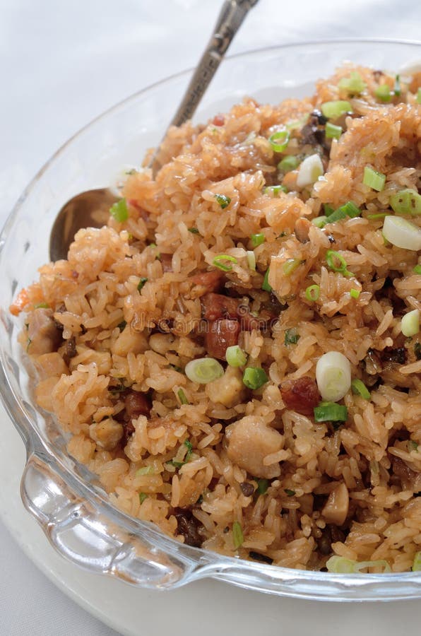 Fried Glutinous Rice Peanut Bean Sticky Rice Stock Photo - Image of ...