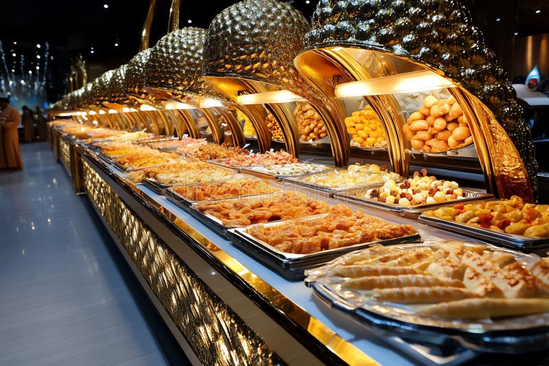 Gluttony, Endless Buffets, Overflowing Platters Represent the Extremes ...