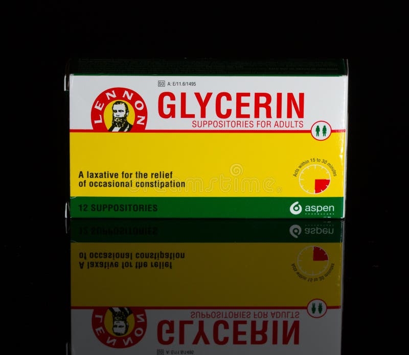 Glycerin Suppositories and Toilet Paper Roll Stock Photo - Image of ...