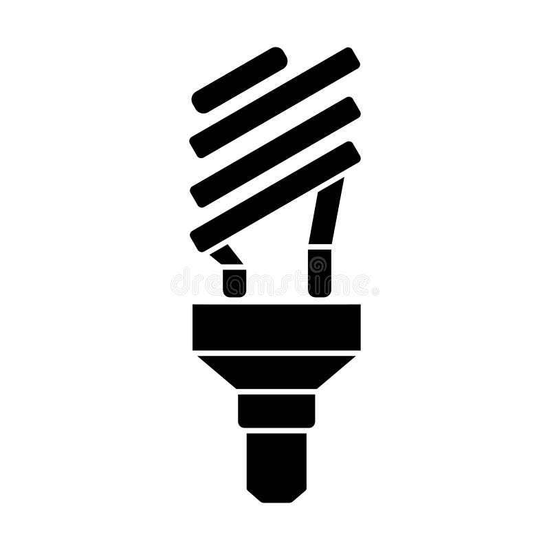 Ecological Light Bulb Icon. Halogen Lamp Symbol Stock Vector ...