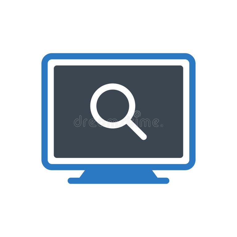 Browser Vector Glyph Color Icon Stock Illustration - Illustration of ...