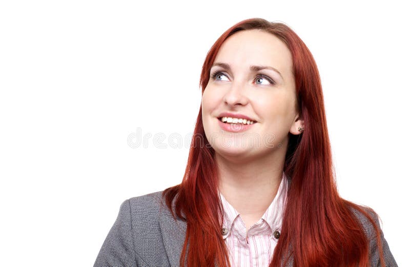 Attraktive Lachende Und Zeigende Frau Stockbild - Bild von intelligent ... Attraktive Lachende Und Zeigende Frau Stockbild - Bild von intelligent ...