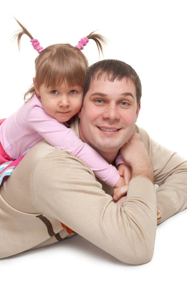 Vater Mit Tochter Stockbild Bild Von Vaterschaft Lebensstil 21134773