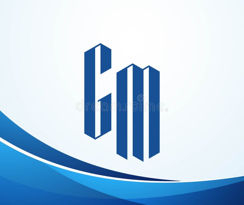 GM Alphabet Letter Logo Design Template Elements Stock Vector ...