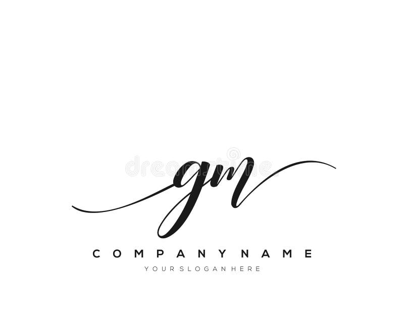 Gm Lettering Logo Stock Illustrations – 433 Gm Lettering Logo Stock ...