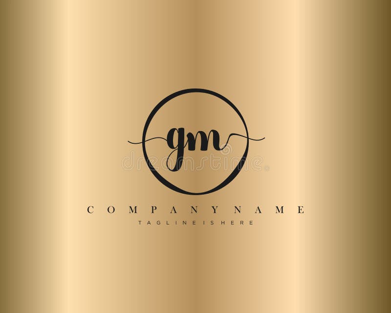 GM Initial Handwriting Logo Template Vector. Stock Vector ... GM Initial Handwriting Logo Template Vector. Stock Vector ...