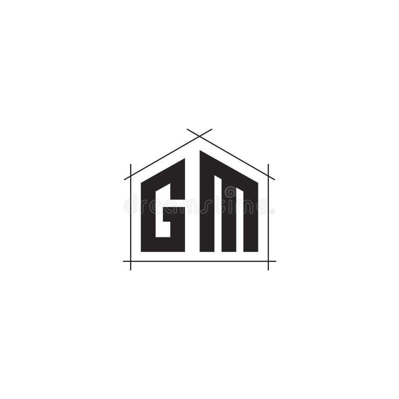 GM Letter Logo Icon Design Template Elements Stock Vector ...