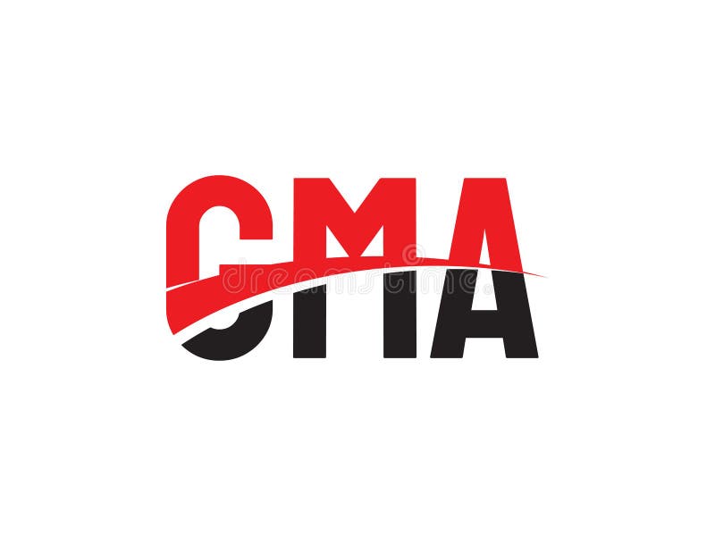 GMA Letter Initial Logo Design Vector Illustration Stock Vector ...