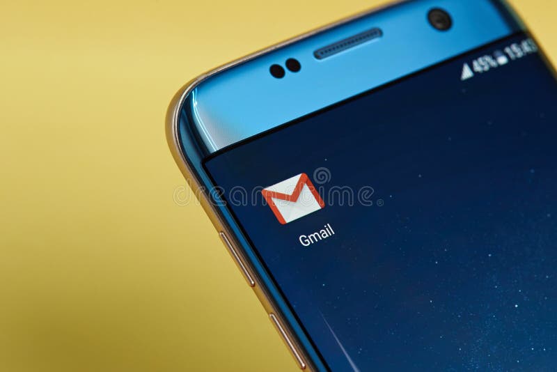 Gmail application icon editorial stock photo. Image of email - 94992533
