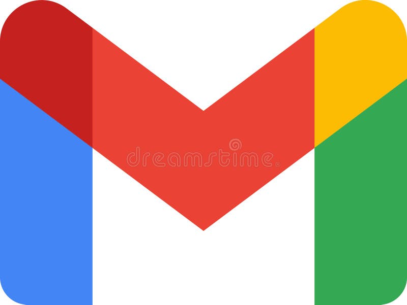 Gmail Logo Gmail Icon , Google Email Service Logotype Icon Vector ...