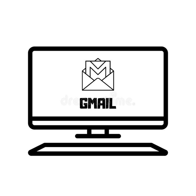 The Gmail Logo Icon Currently Being Used on the Computer Editorial ...