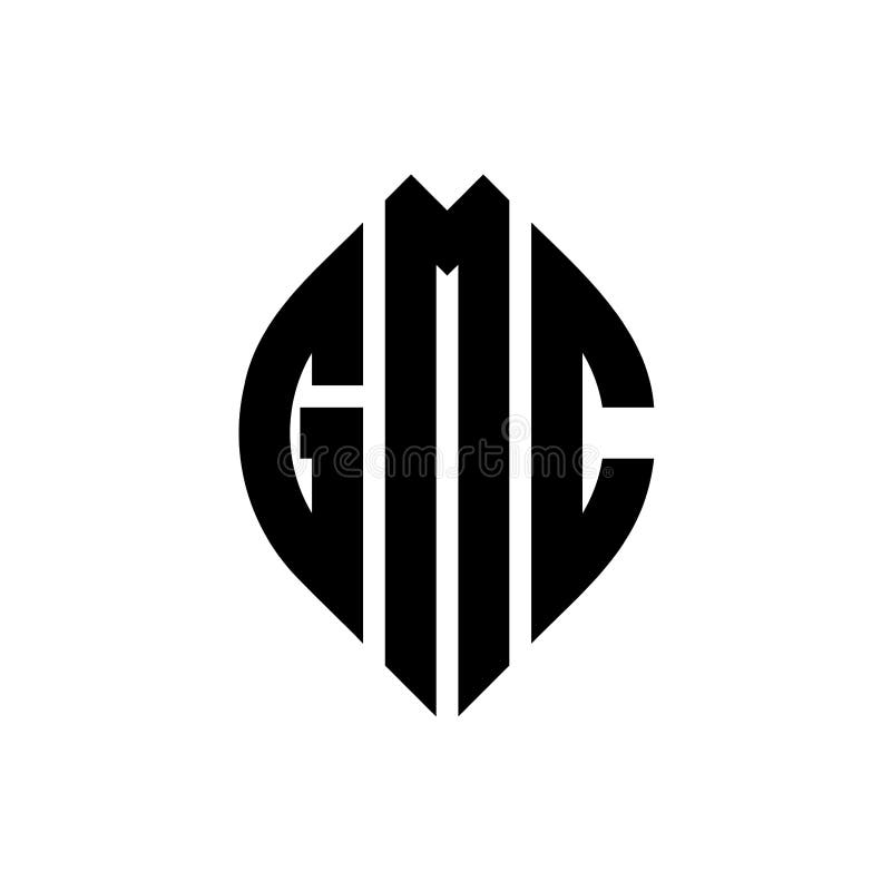 GMC Circle Letter Logo Design with Circle and Ellipse Shape. GMC ...