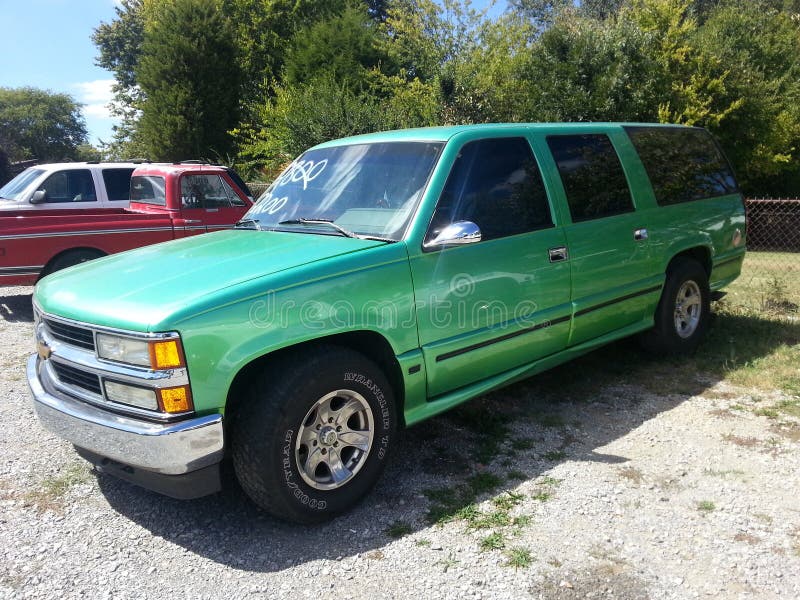 94 gmc suburban editorial stock image. Image of brite - 45130769