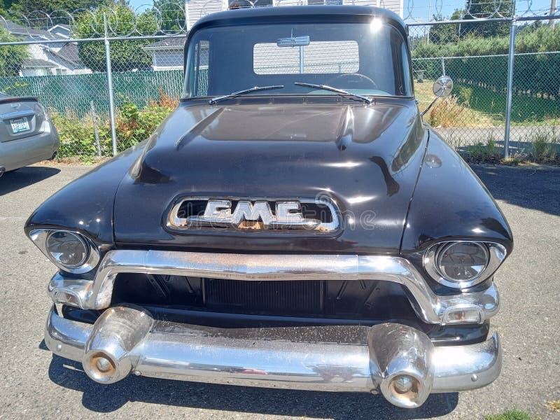 GMC truck old editorial stock image. Image of bumper - 255022964