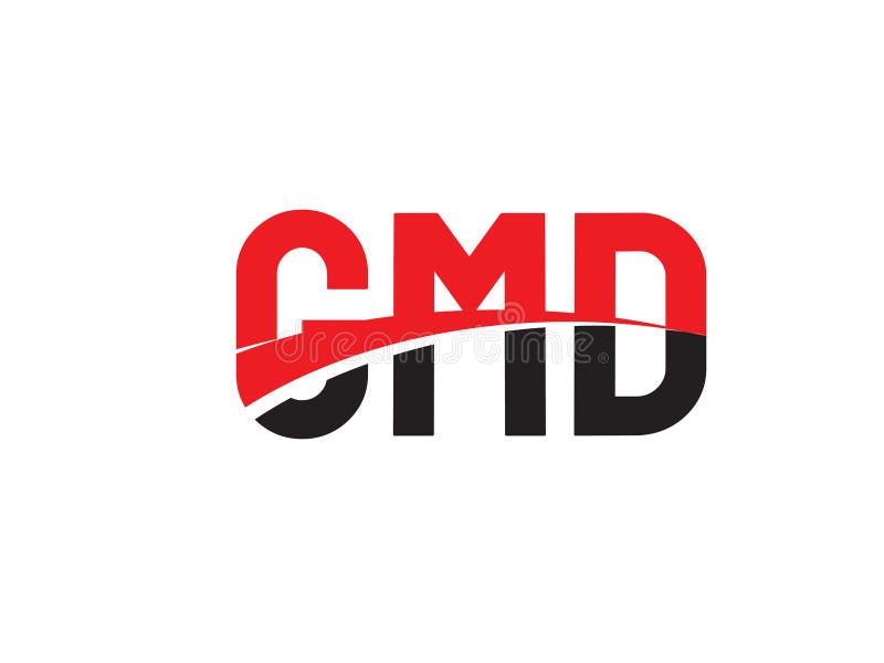 GMD Letter Initial Logo Design Vector Illustration Stock Vector ...