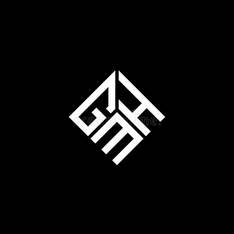 GMH Letter Logo Design on Black Background. GMH Creative Initials ...