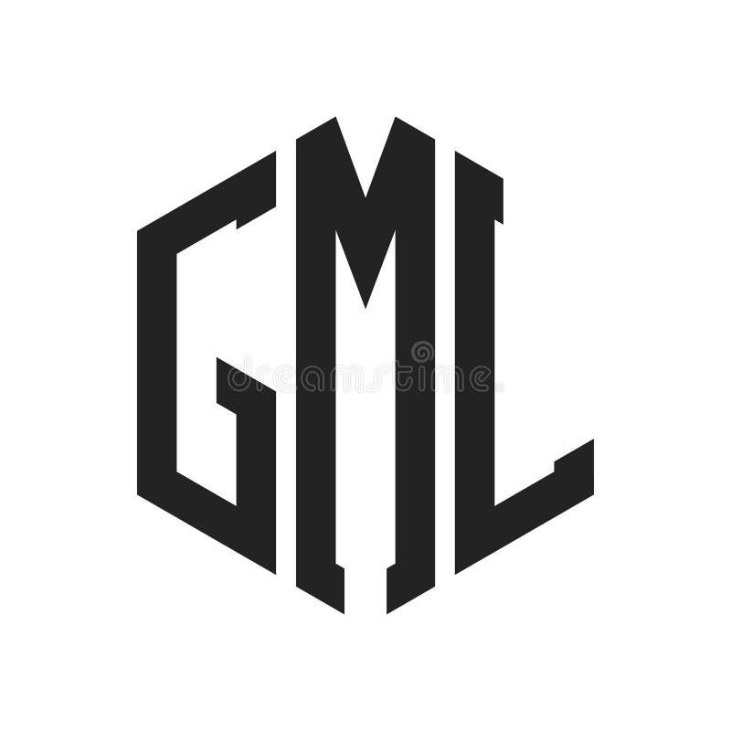 GML Logo Design. Initial Letter GML Monogram Logo Using Hexagon Shape ...