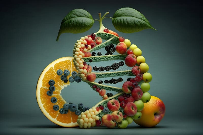 Gmo Food And Genetically Modified Crops Or Engineered Agriculture Concepts Fruit And Vegetables