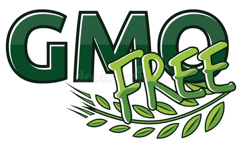 Gmo free label stock illustration. Illustration of badge - 34552481